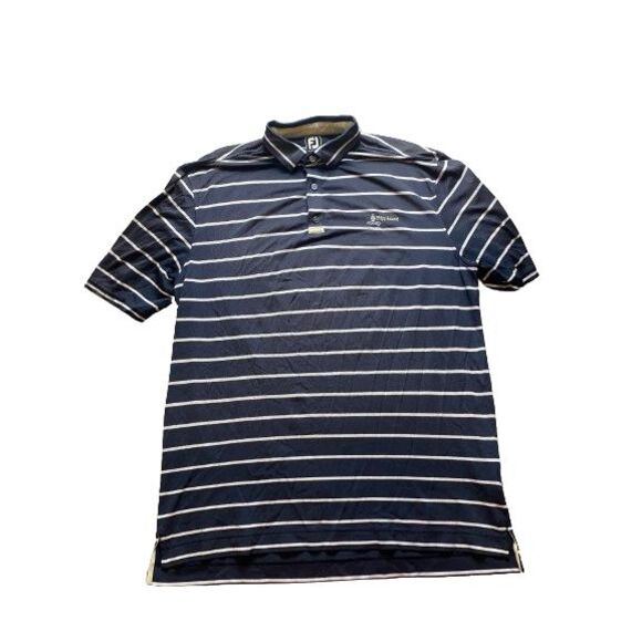 FootJoy | Shirts | Fj Footjoy Shirt Adult Extra Large Navy Blue Striped ...